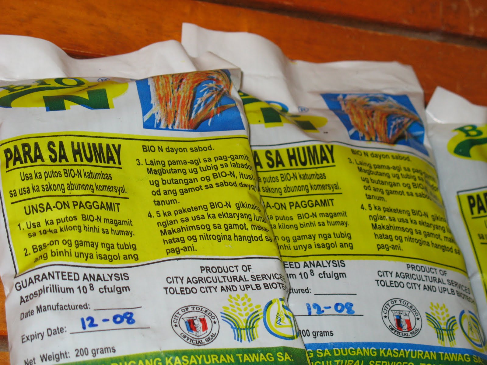 toledo city agricultural services: FOOD SECURITY PROJECT/SERVICES ...