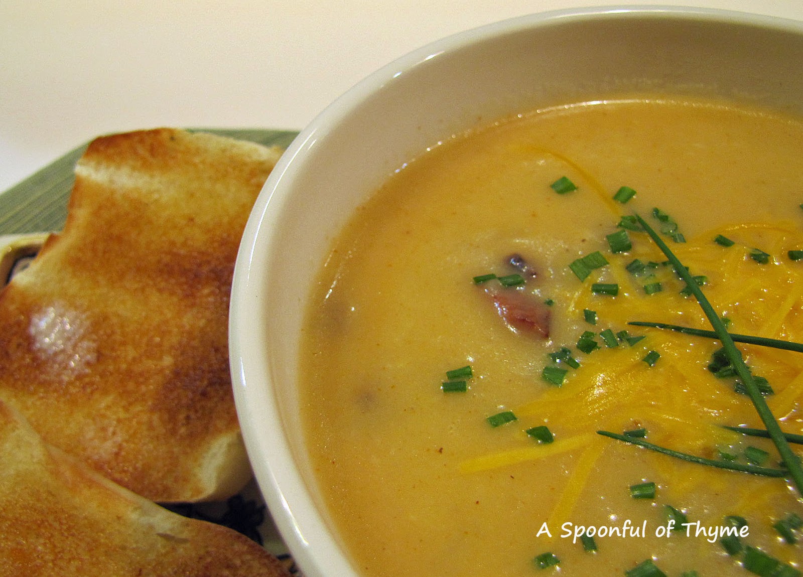 Potato Cheese (and a spot of ale) Soup!