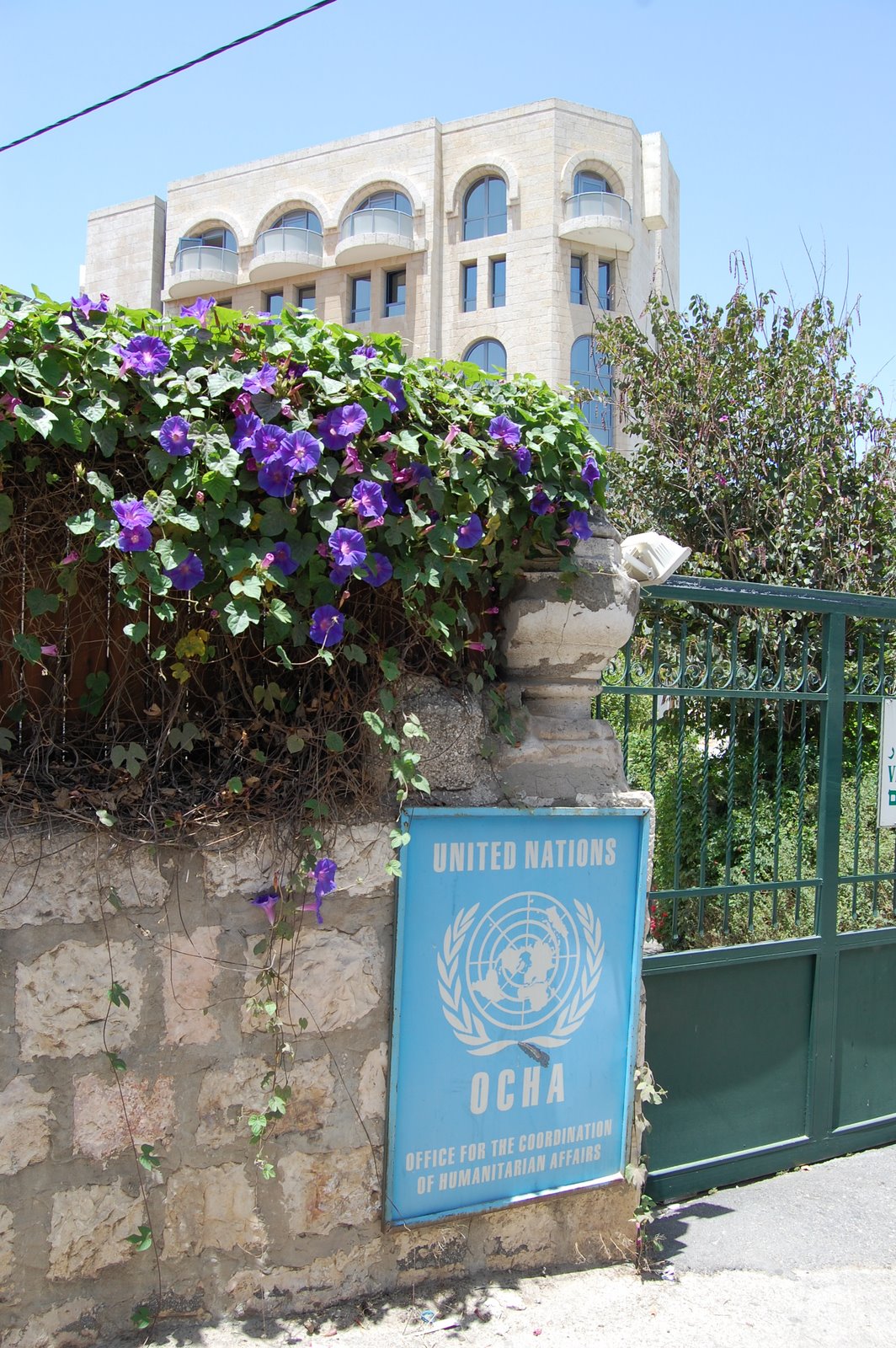 CALM in the Holy Lands: UN OCHA Office - East Jerusalem