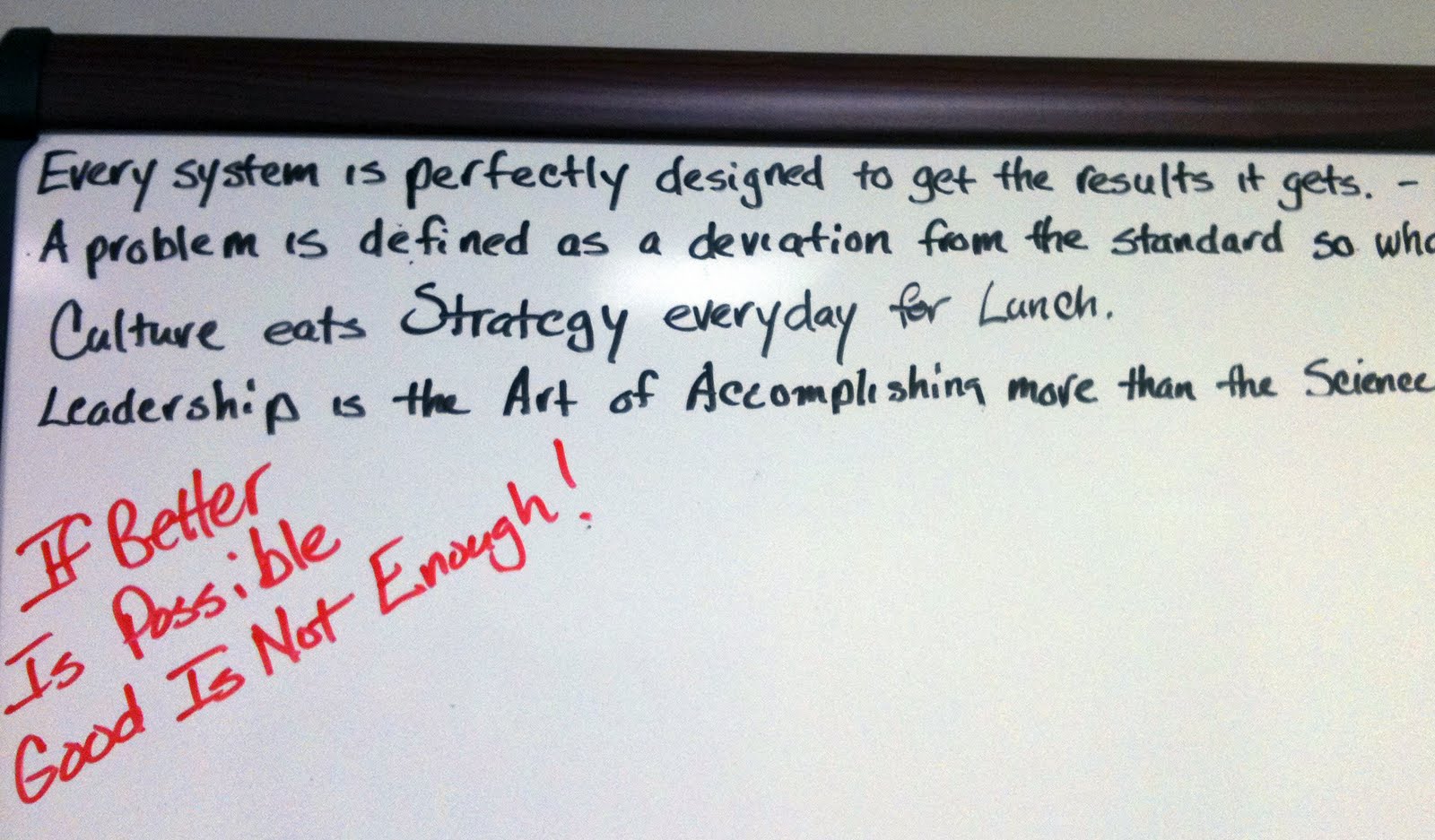 What I Saw: Culture Eats Strategy for Lunch, and Other Cloying Ideas