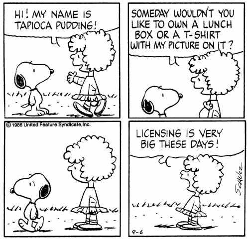 Mostly From Sugar Packets: Ten Terrific Obscure Peanuts Characters: #8