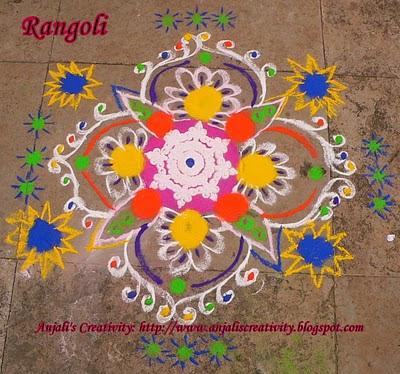 Anjali's Creativity: RANGOLI