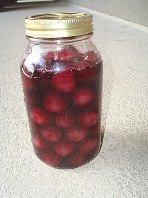 menu managed: Bottled Cherries