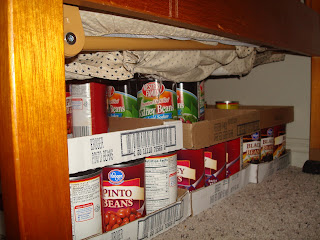 my family prepared: Small Space Food Storage Solutions