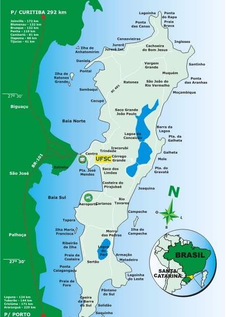 Florianópolis or just Floripa!: Nome dos bairros de Florianópolis