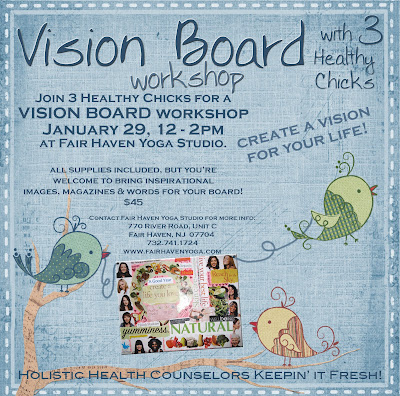 3 Healthy Chicks: January Vision Board Workshop