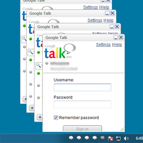 How to use Multiple gtalk Windows OS : techirsh