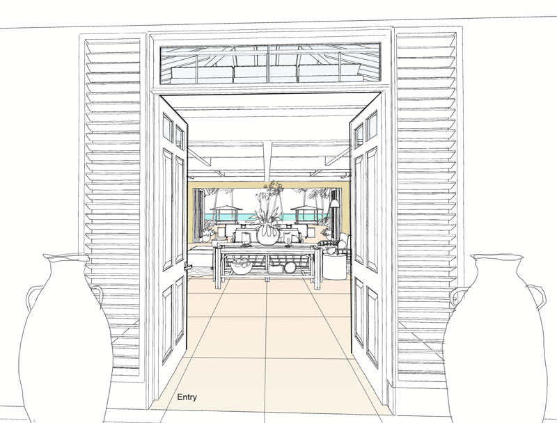 MCM DESIGN: Island House Plan 6 Interiors