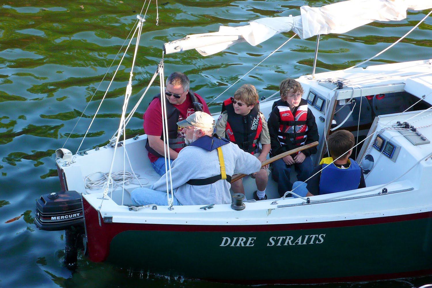 By His Grace: Sailing scout badge