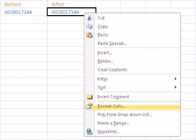 Excel Tips and Tricks: Phone Number format