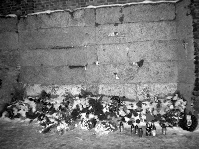 Un voyage d'étude à Auschwitz.: Le block 11 & "le mur de la mort".