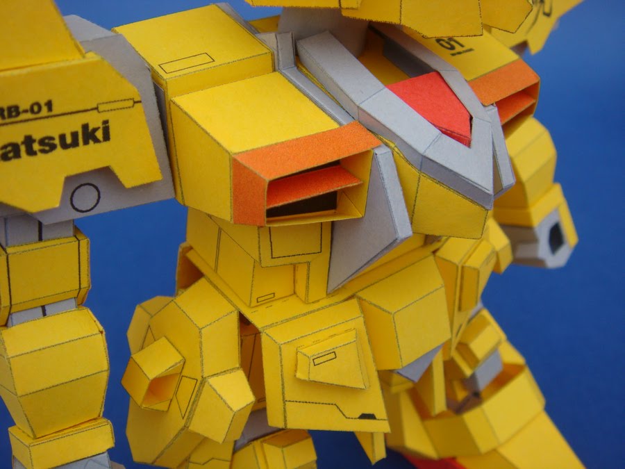 Atochero Papercrafts: SD ORB-01 Akatsuki (by wxy)