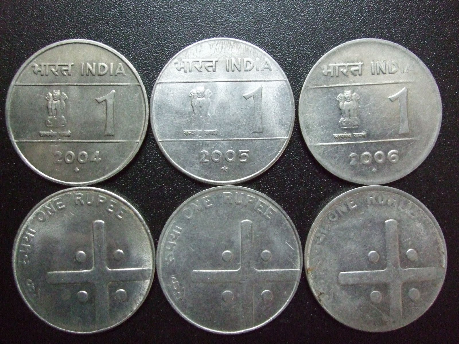 Republic India coin collection: Coins Series, Differant year versions