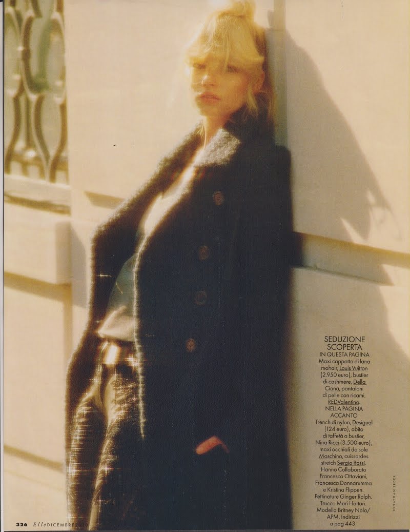 APM: Britany Nola by Jonathan Leder in Italian Elle!!