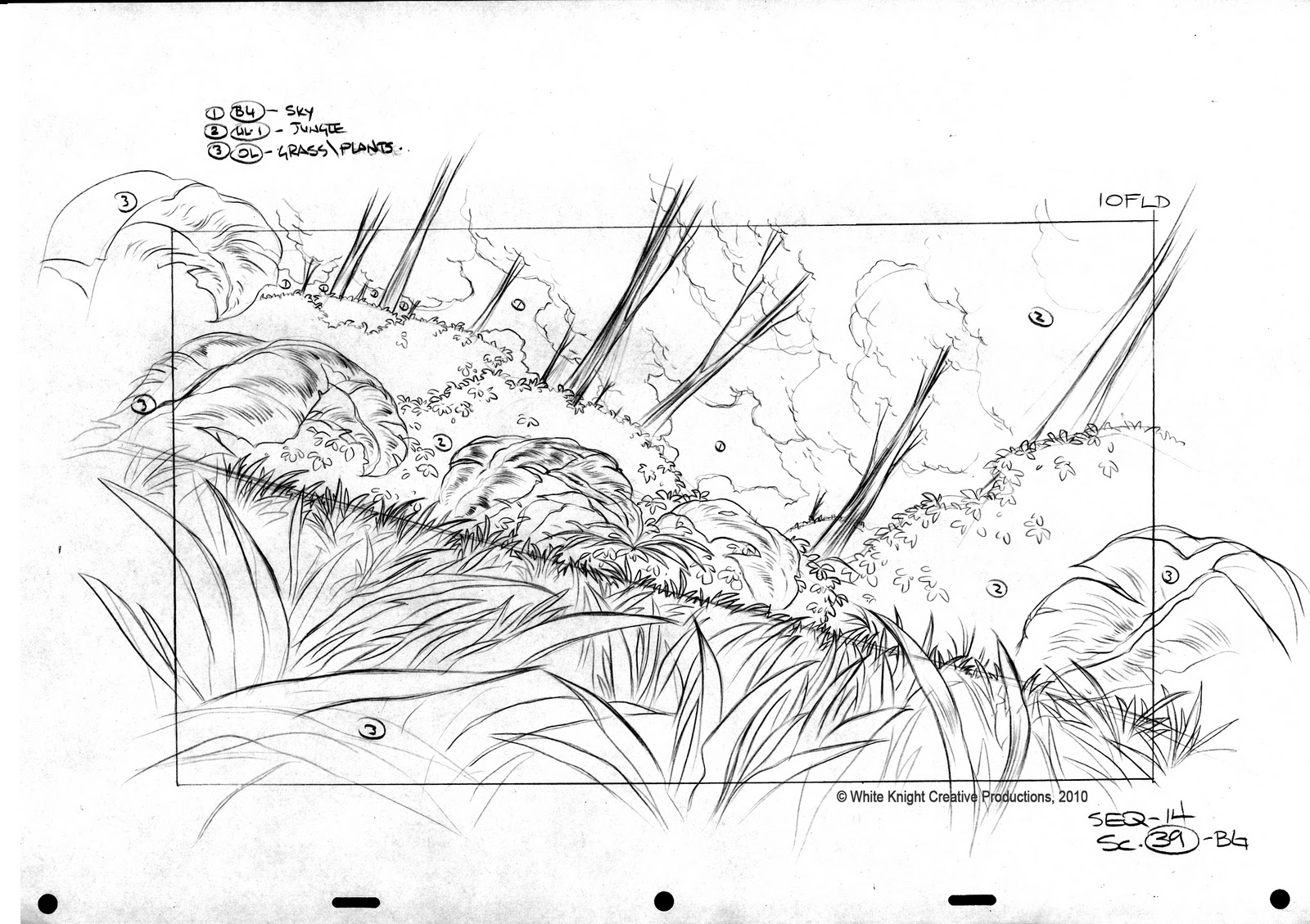 Layout work done by Golden Street Animation Productions