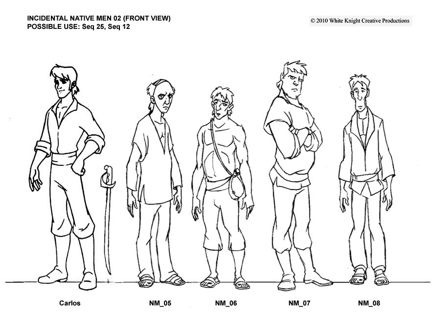 Character designs by Golden Street Animation: Character Design work ...