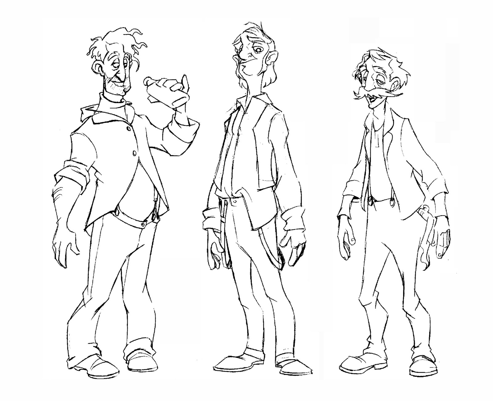 Character designs by Golden Street Animation: Character Design work ...