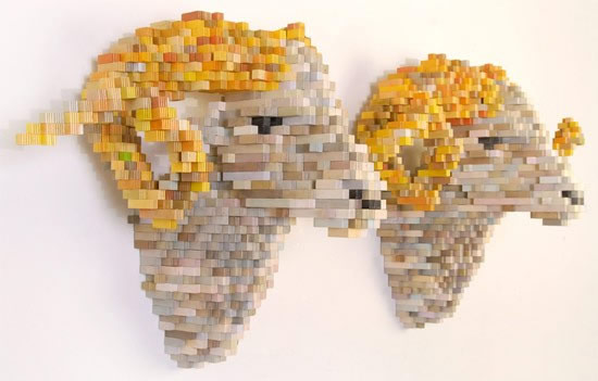 fundudes: Amazing Pixel Sculptures