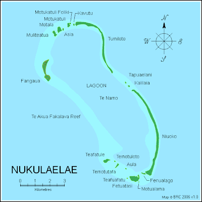 NUKULAELAE ATOLL IN TUVALU