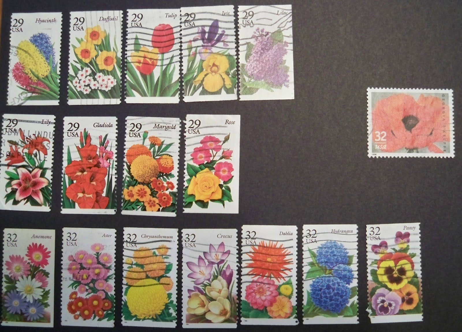 Auntie K's Garden: Garden Stamps
