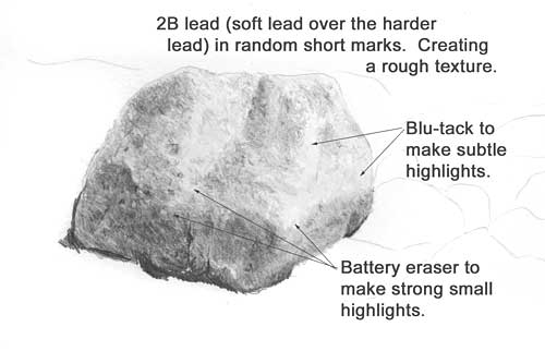pencils.com: Drawing Rocks