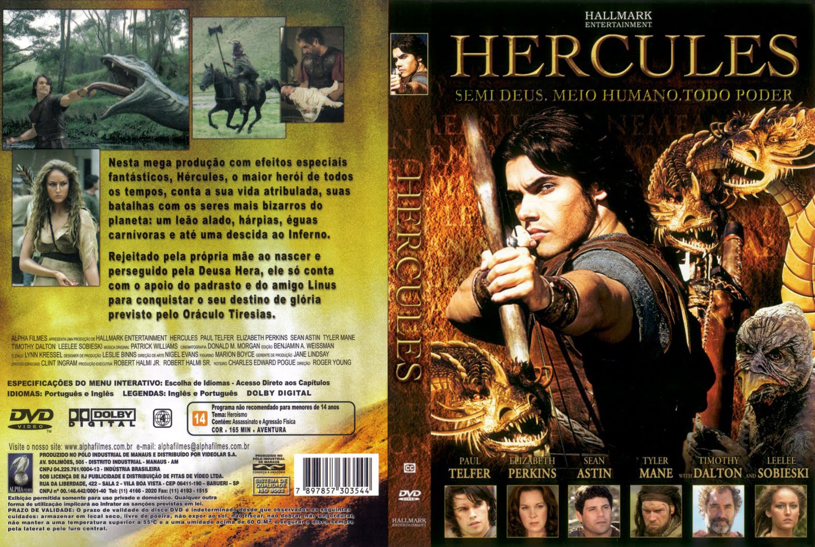 Capas Filmes Épicos: Hércules