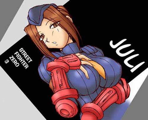 Street Fighter characters: Juli Street Fighter Zero 3