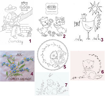 PATRONES PARA BORDADOS: PATRONES GRATIS PARA BORDAR CON DIVERSOS TEMAS