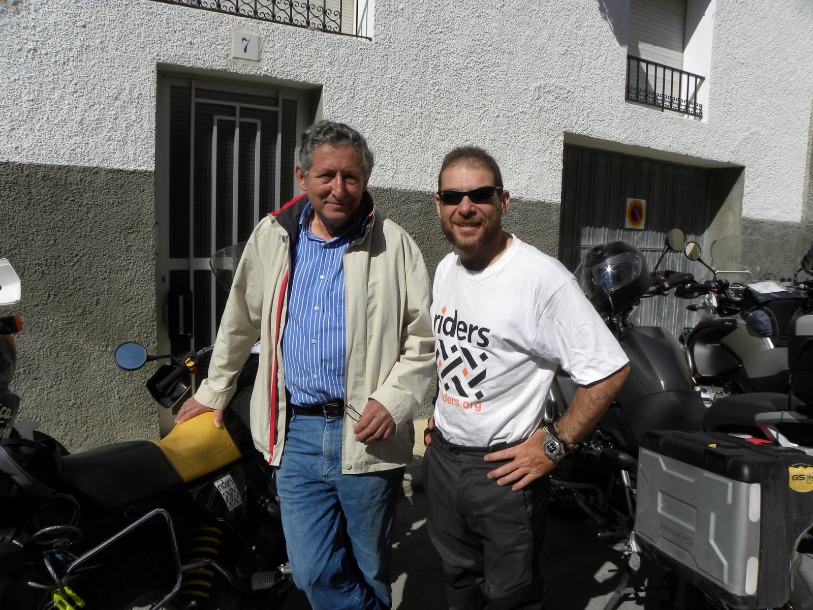 lifetime motorbike trip (by segments): Meeting Ted Simon