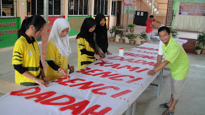 Pendidikan Pencegahan Dadah (PPDa) SMK Langkon: Aktiviti Mengecat Mural ...