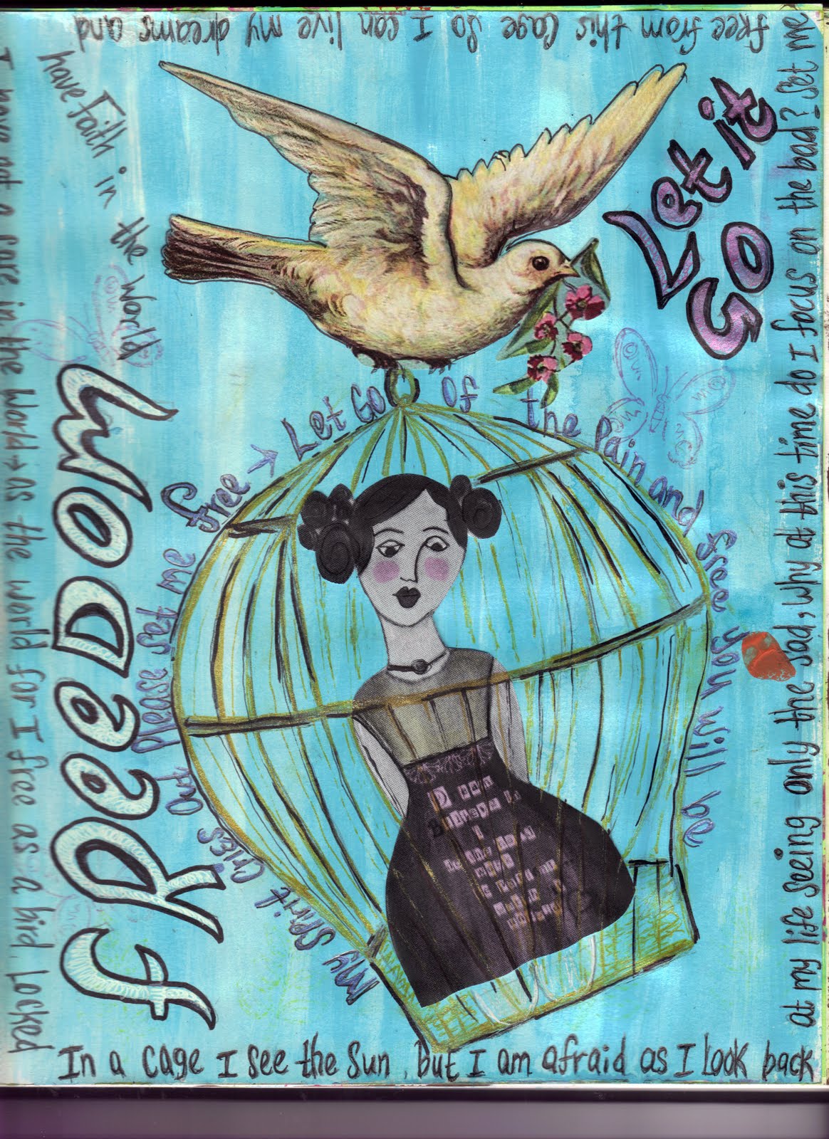 One Artsy Chick: Altered Journal Collage Pages