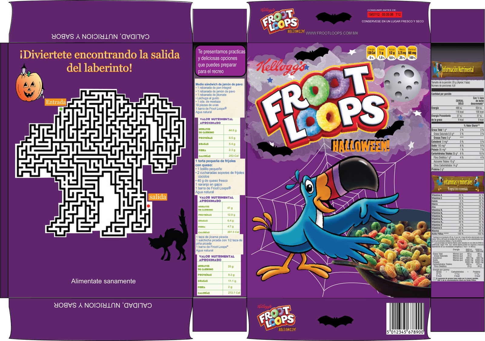 Diseño De Empaque: Caja de cereal