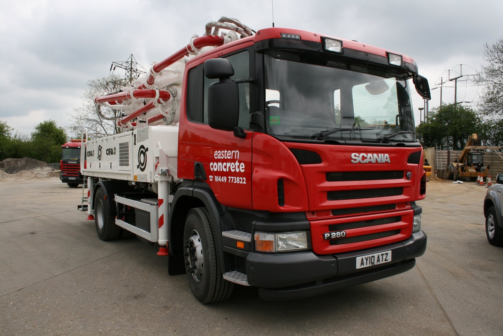 Eastern Concrete: New! - Truck mounted pump