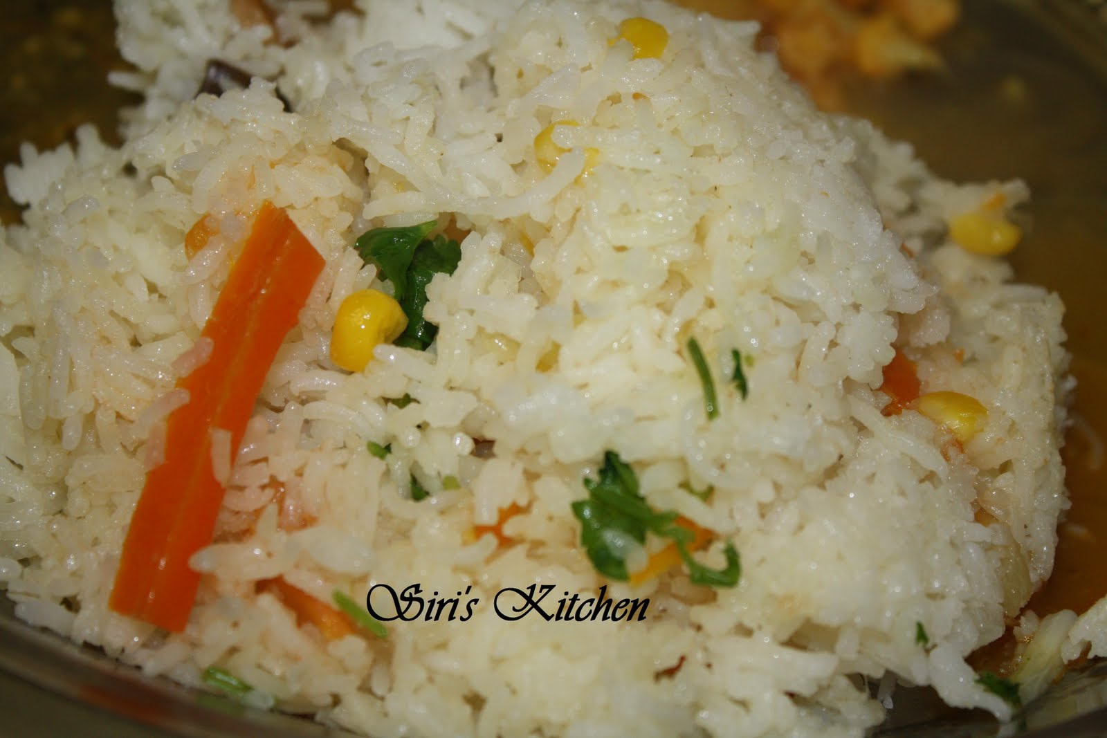 Siri's Kitchen: Vegetable Rice
