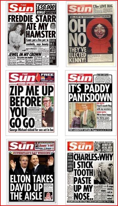 Jon Slattery: Top 20 classic headlines made in tabloid heaven