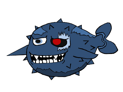 2D Game Design: Character 2: Puffer Fish