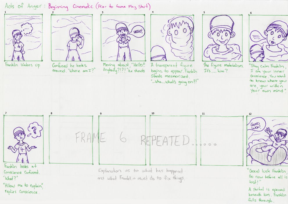 Emergent Aesthetics: Storyboard: Beginning Cinematic