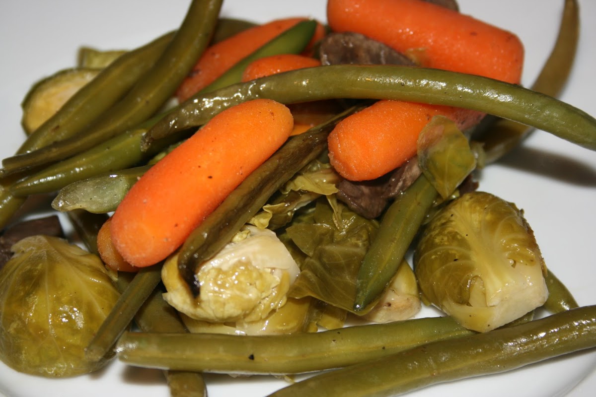 Roasted Vegetables in the CrockPot - A Year of Slow Cooking