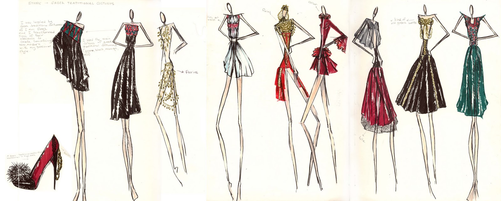 Digital Portfolio: Designs Inspired By Greek Folk Tradition