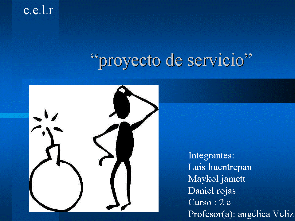 proyecto de servicio: Ejemplo proyecto de servicio