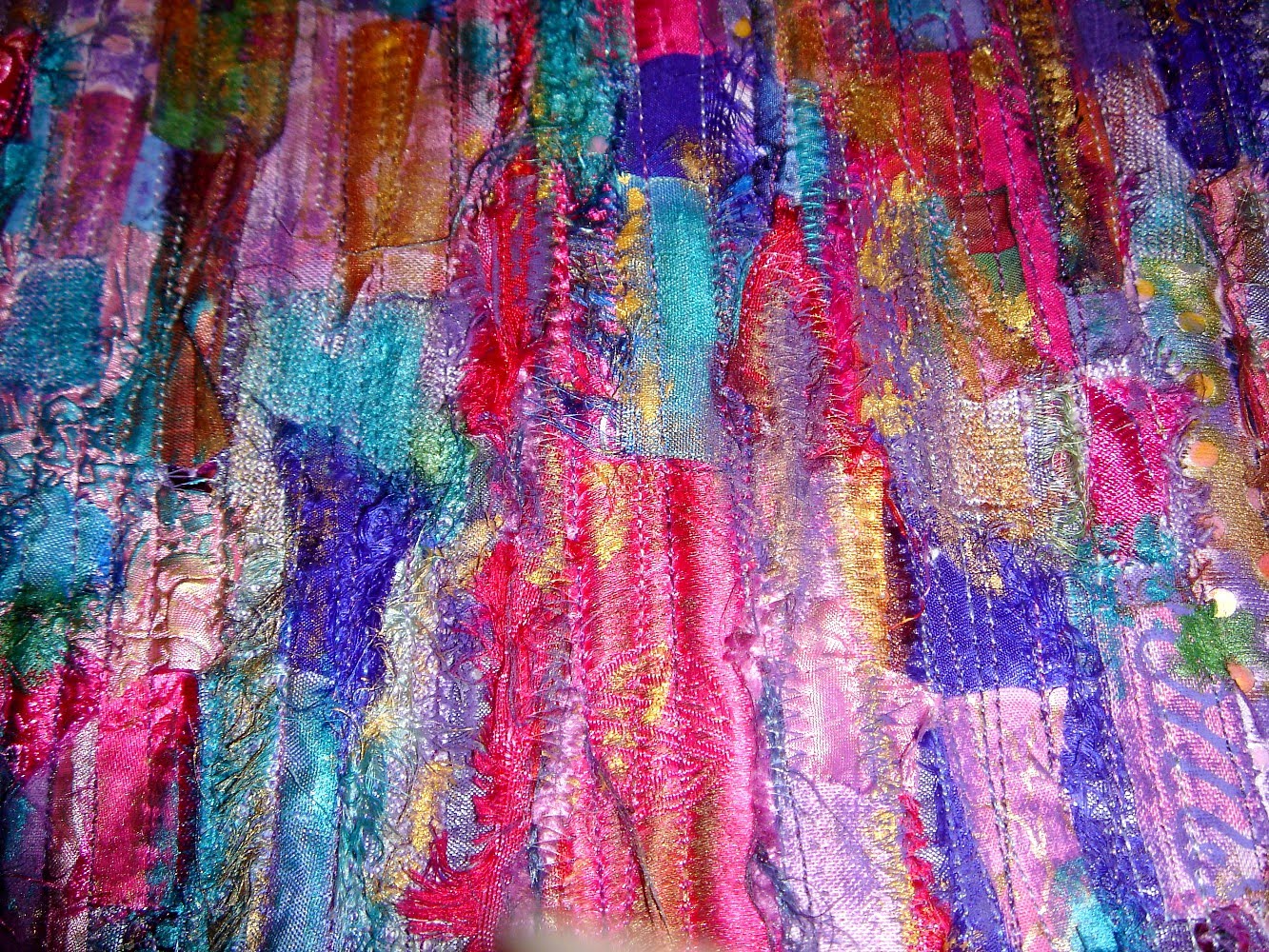 StitchyTreasures: Crazy Fabric