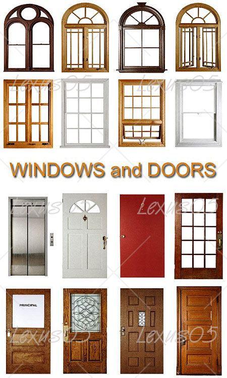 Quality Graphic Resources: Windows & Doors Textures