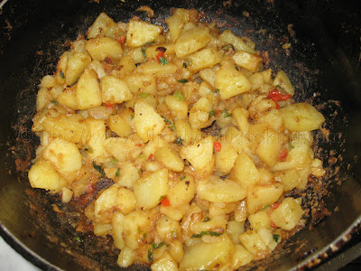 Sada Roti and Fry Aloo (Potato)