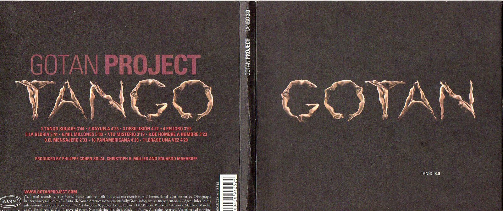 Hasta la última nota: GOTAN PROJECT (TANGO 3.0, 2010)