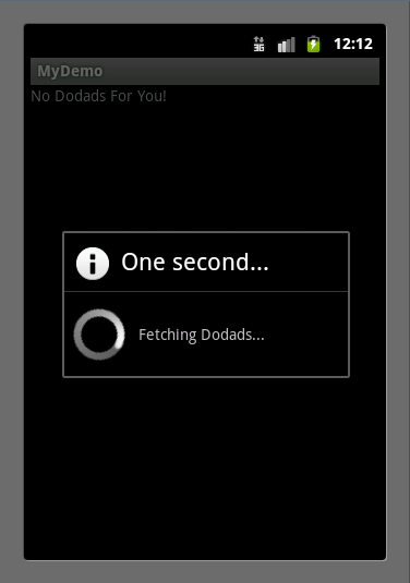 John Donaghy: android.app.ProgressDialog