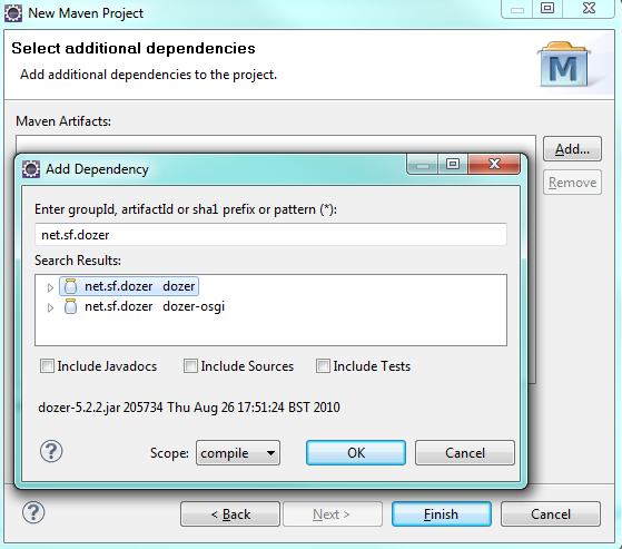 dafi on software: How to use Dozer for automatic Java Bean mapping - quickstart with Maven & Eclipse