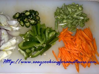 Cut Vegetables