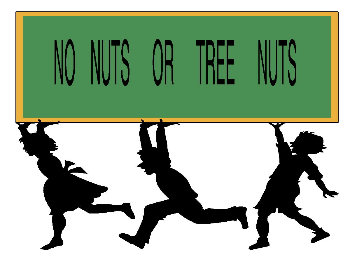 Free Posters and Signs: No Nuts or Tree Nuts
