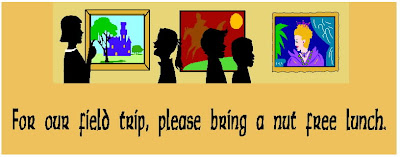 Free Posters and Signs: Field Trip Sign