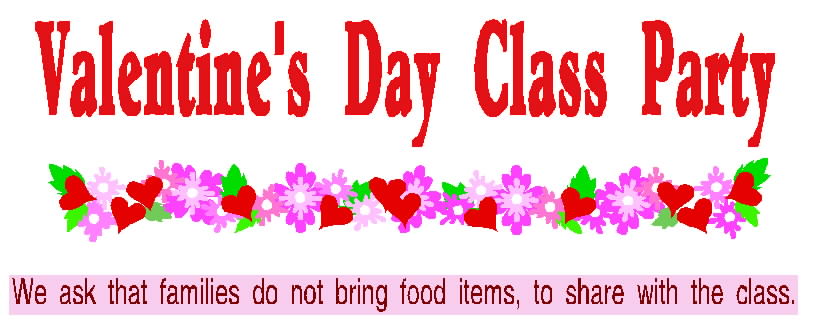 Free Posters and Signs: Valentine's Day Class Party
